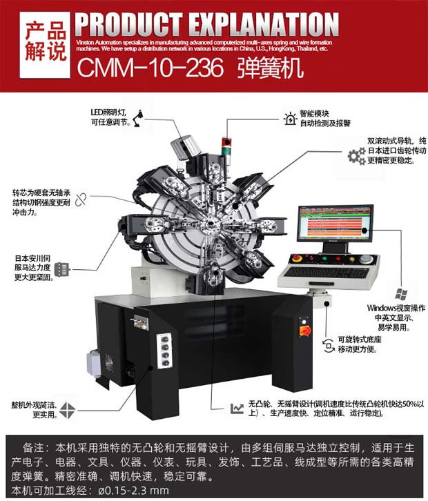 CMM-10-236 弹簧机 - 东莞永腾自动化设备有限公司
